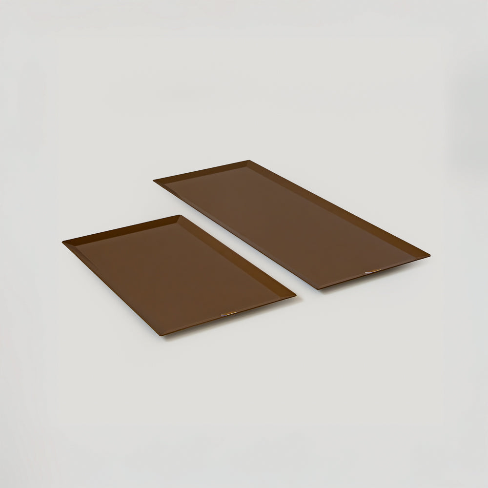 Eunoia Rectangle Metal Tray Bundle - Tan – Kadi Boutique