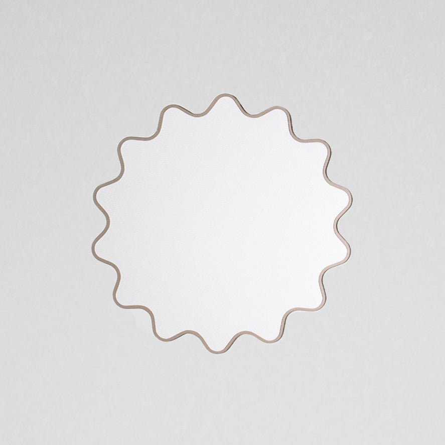 Yugen Off-White & Taupe Leather Tray – Kadi Boutique