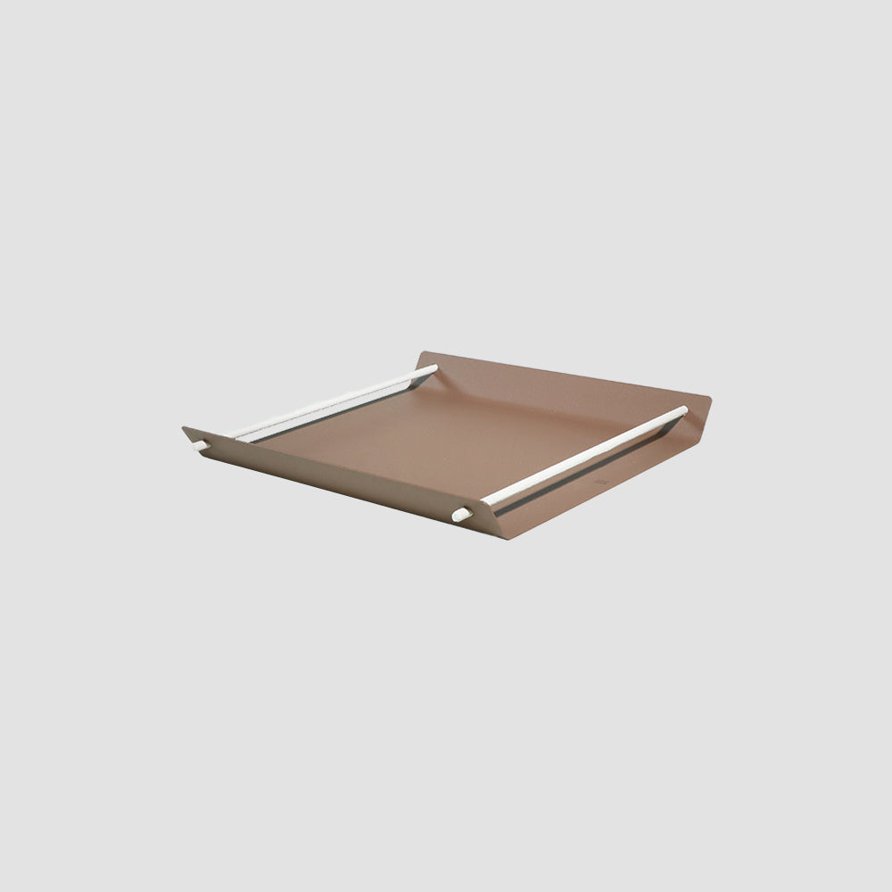 Edge Latte Square Tray – Kadi Boutique